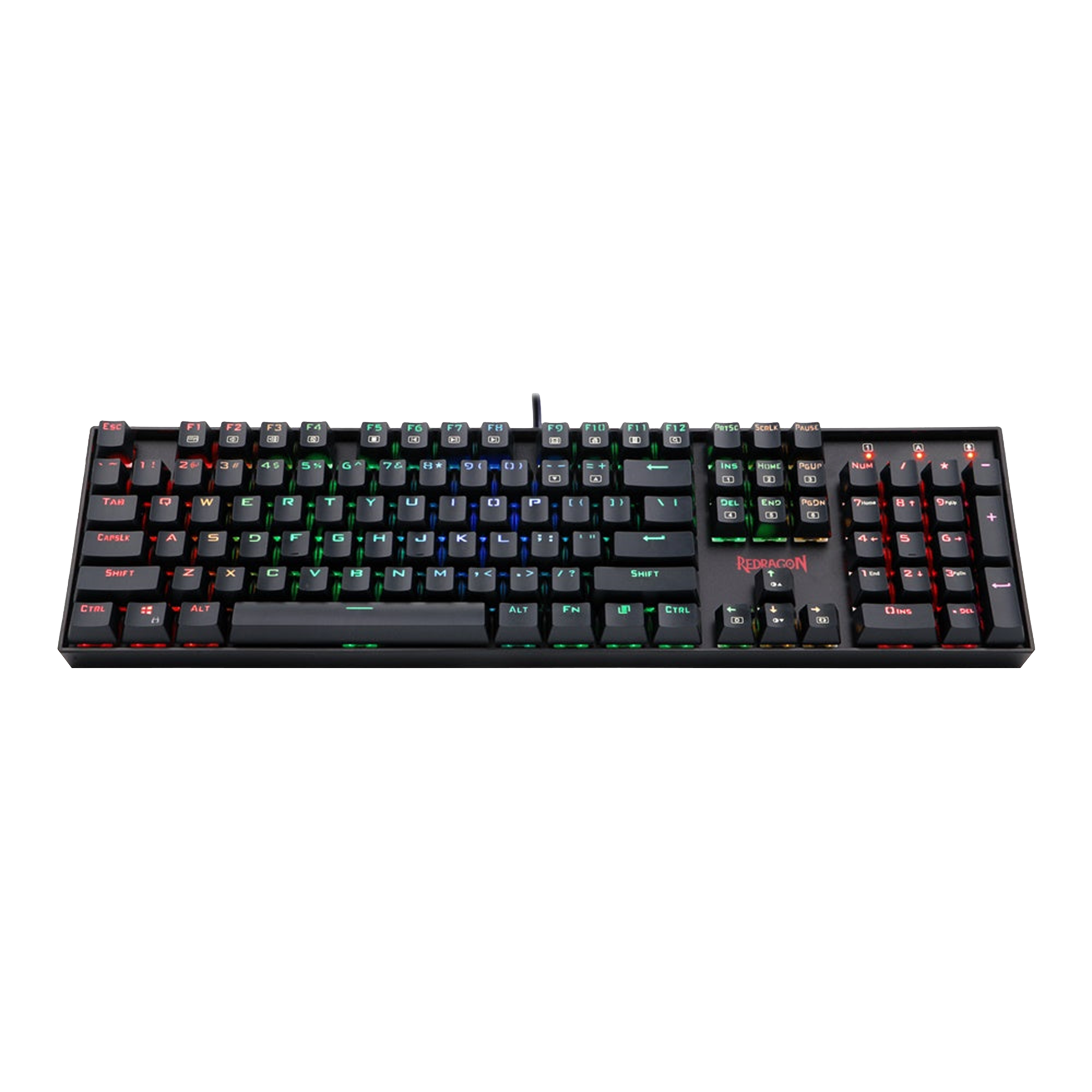 Buy REDRAGON Mitra K551 Wired Keyboard with RGB LED Backlit Keys (Custom Mechanical Switches ...